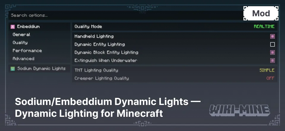 Sodium/Embeddium Dynamic Lights — Dynamic Lighting for Minecraft » WIKI ...